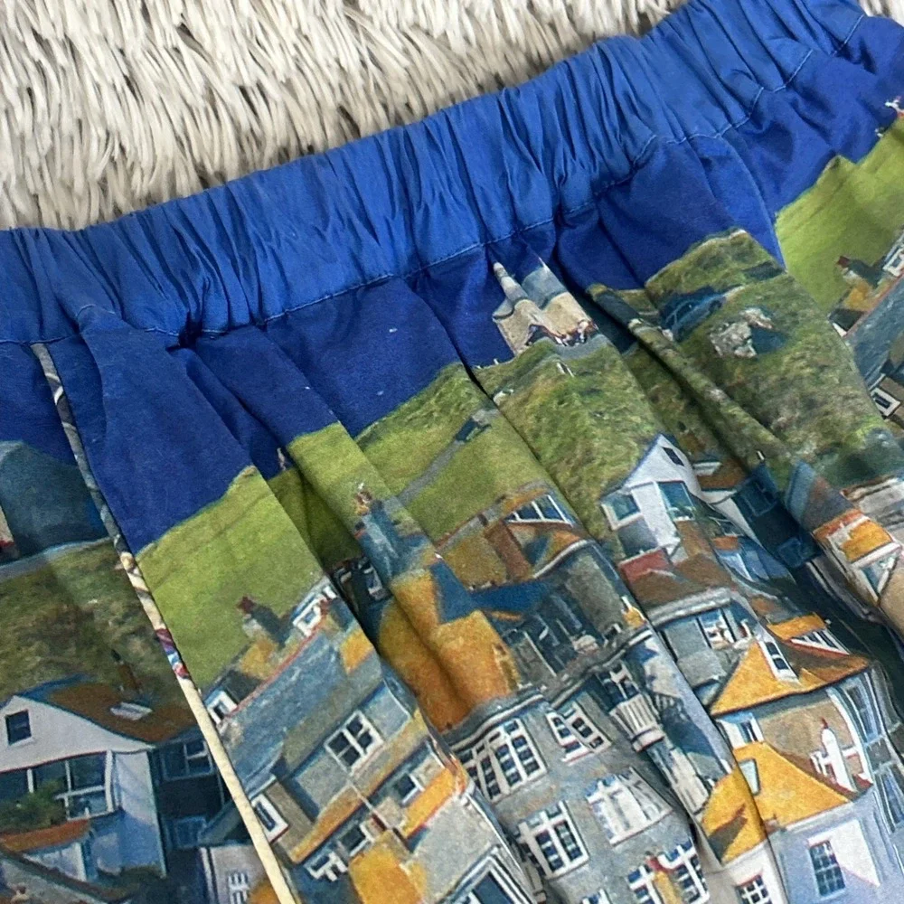 Boden | Skirts | Boden Blue Coastal Print Circle Skirt | Poshmark